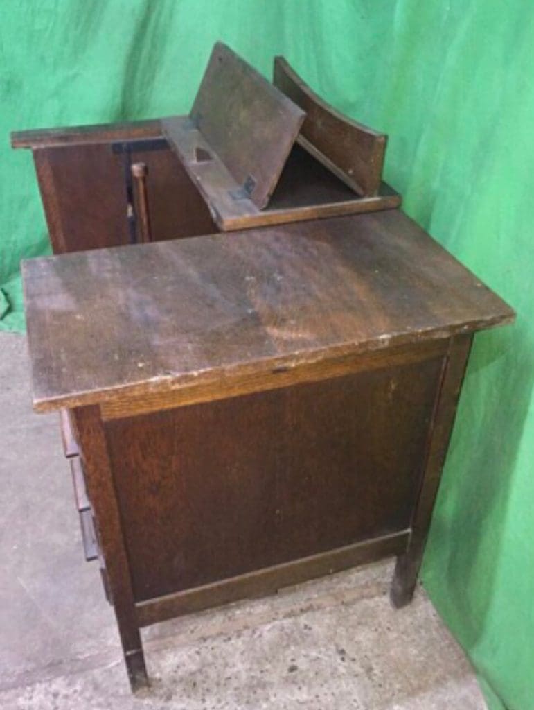 THB1190 desk single pedestal "The Secrytype Desk" typist desk • Trevor ...